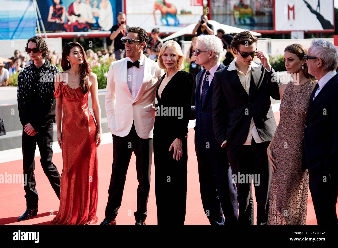 VENICE, ITALY - AUGUST 29 2024 - Tim Cook, Alfonso Cuaron, Cate ...