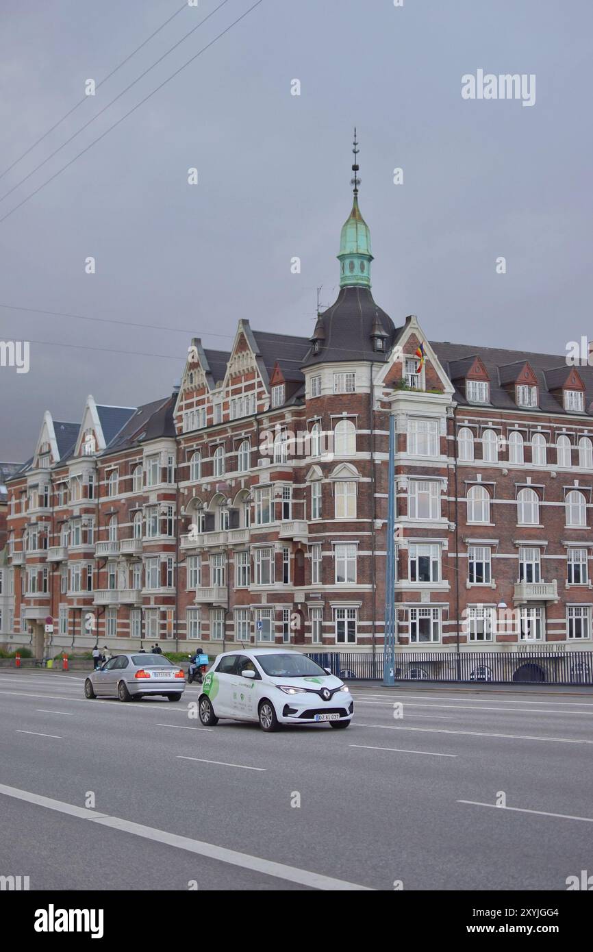 Copenhagen, Denmark. August 30, 2024. Copenhagen street scenery Stock ...