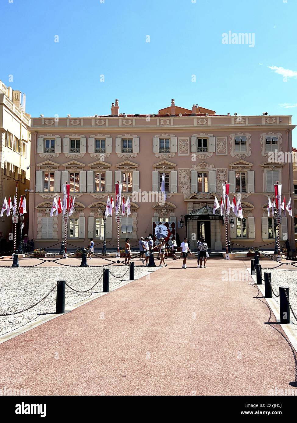 Prince's palace, castle, Monaco, Europe Stock Photo - Alamy