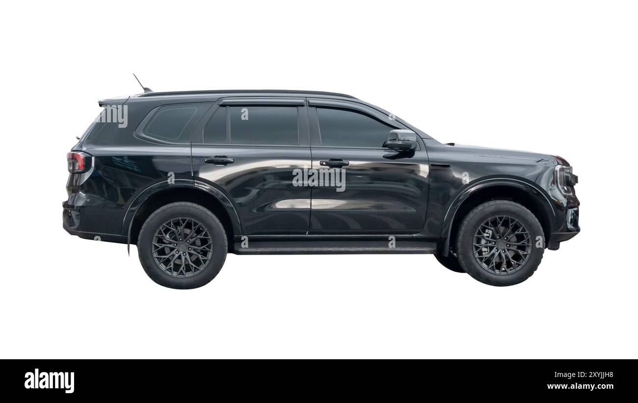 Suv side view isolated on white hi-res stock photography and images - Alamy