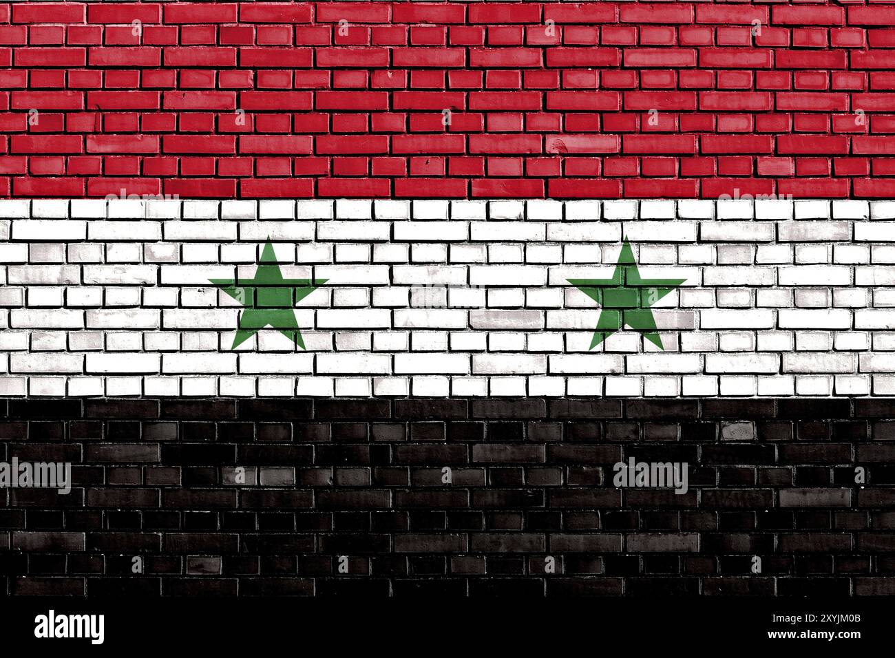 Syria painted flag hi-res stock photography and images - Alamy
