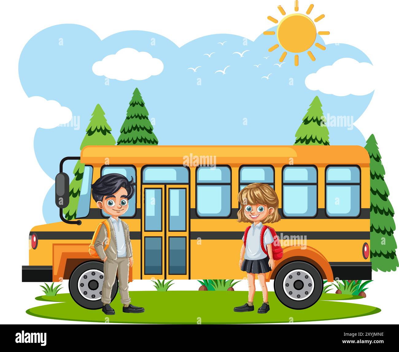 Waiting with excitement Stock Vector Images - Alamy