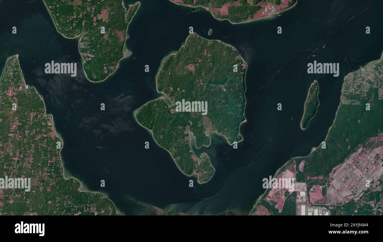 Anderson outline map hi-res stock photography and images - Alamy