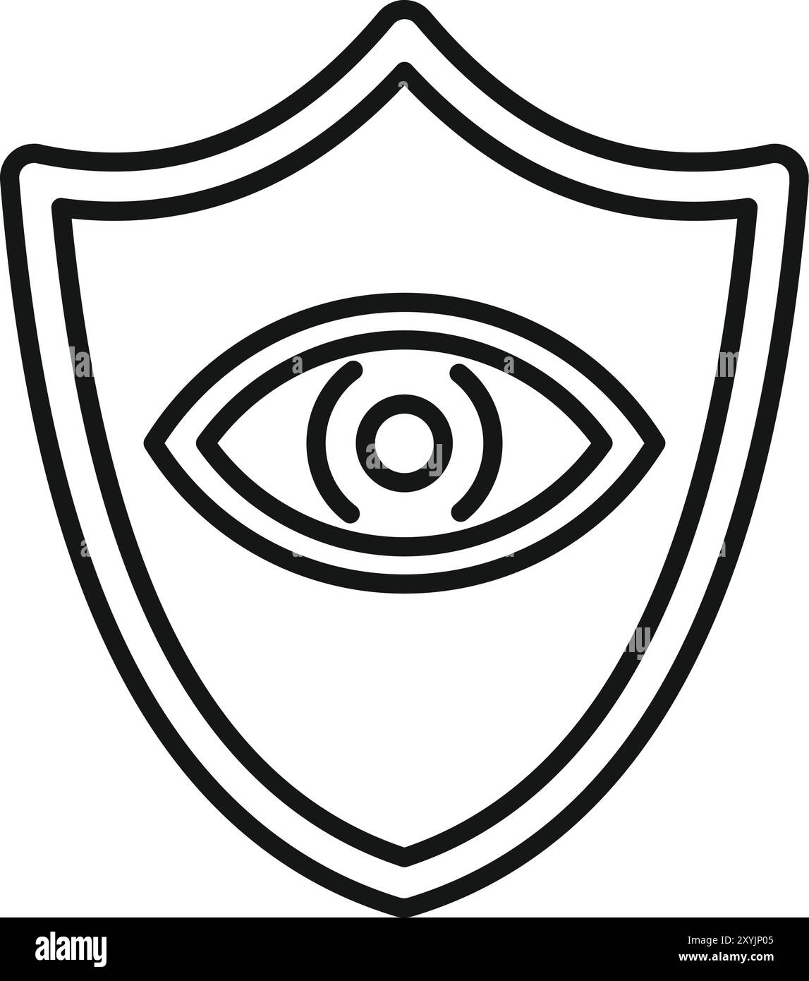 Simple yet effective logo design conveying the concept of security and ...