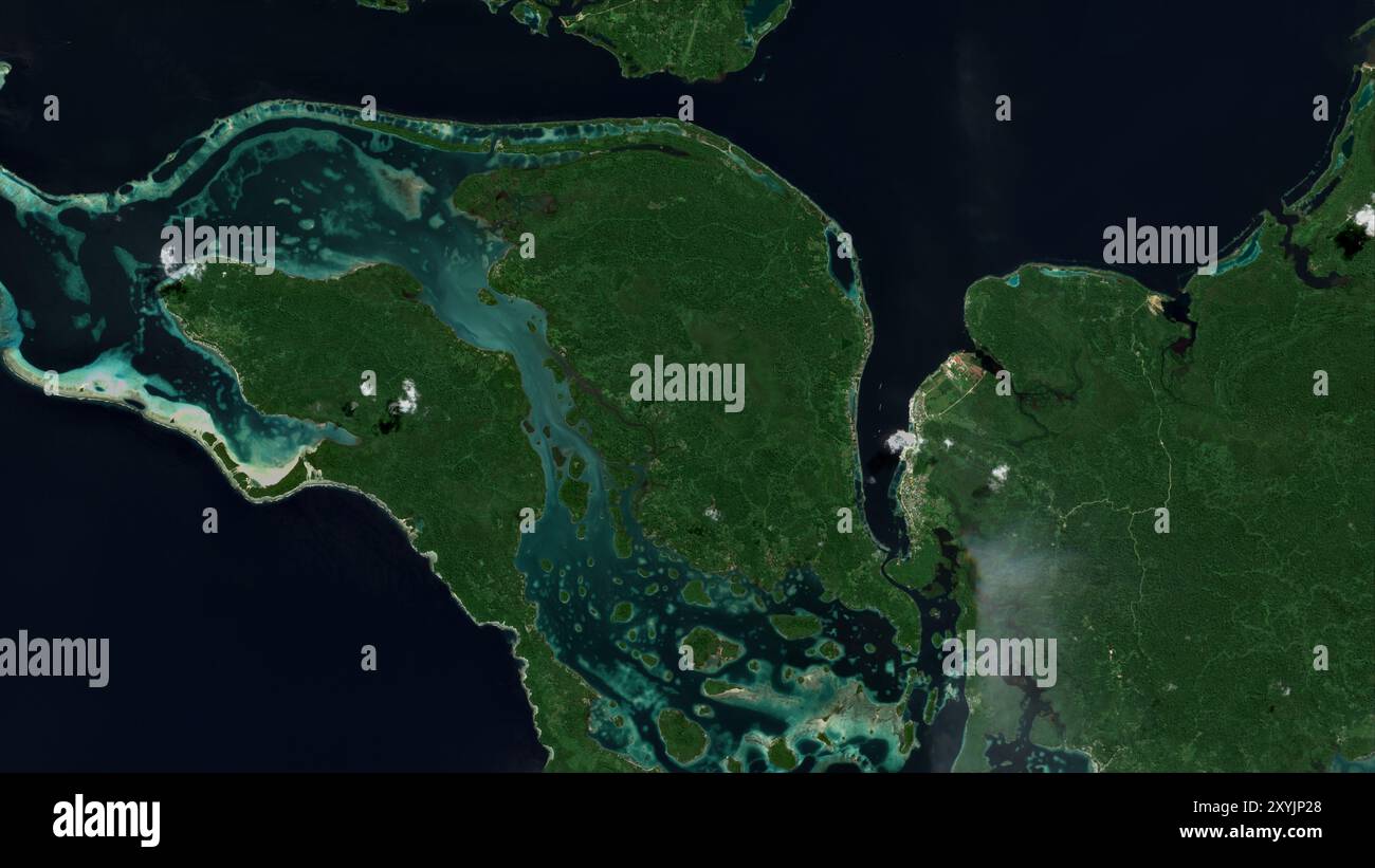 Outline map of solomon islands hi-res stock photography and images - Alamy