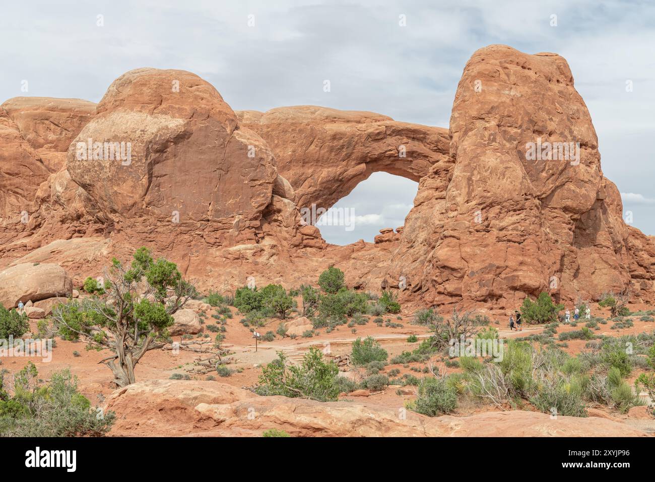 South Window Arch in Arches National Park, Utah, United States Stock ...