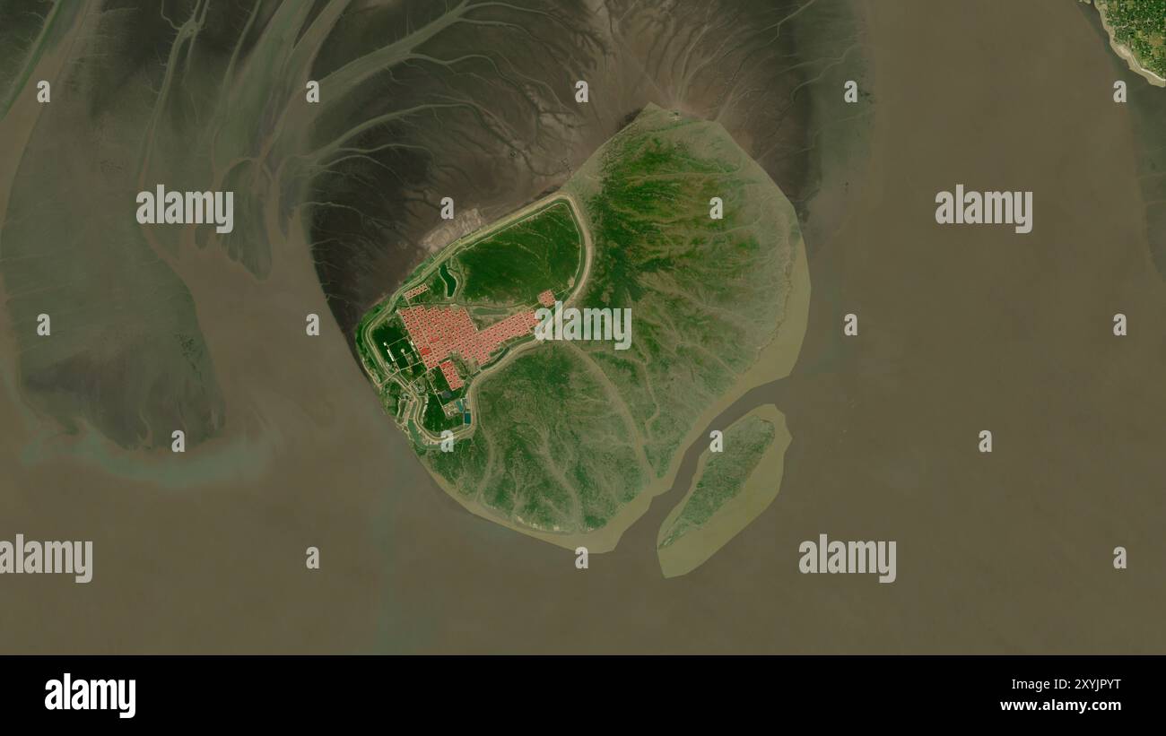 Bangladesh map satellite geography hi-res stock photography and images ...