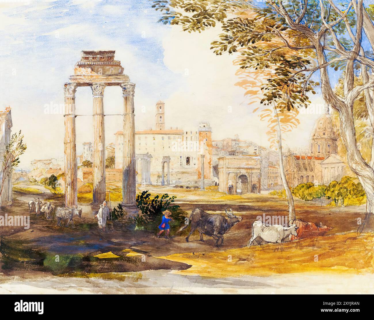 Landscape paintings of rome hi-res stock photography and images - Alamy