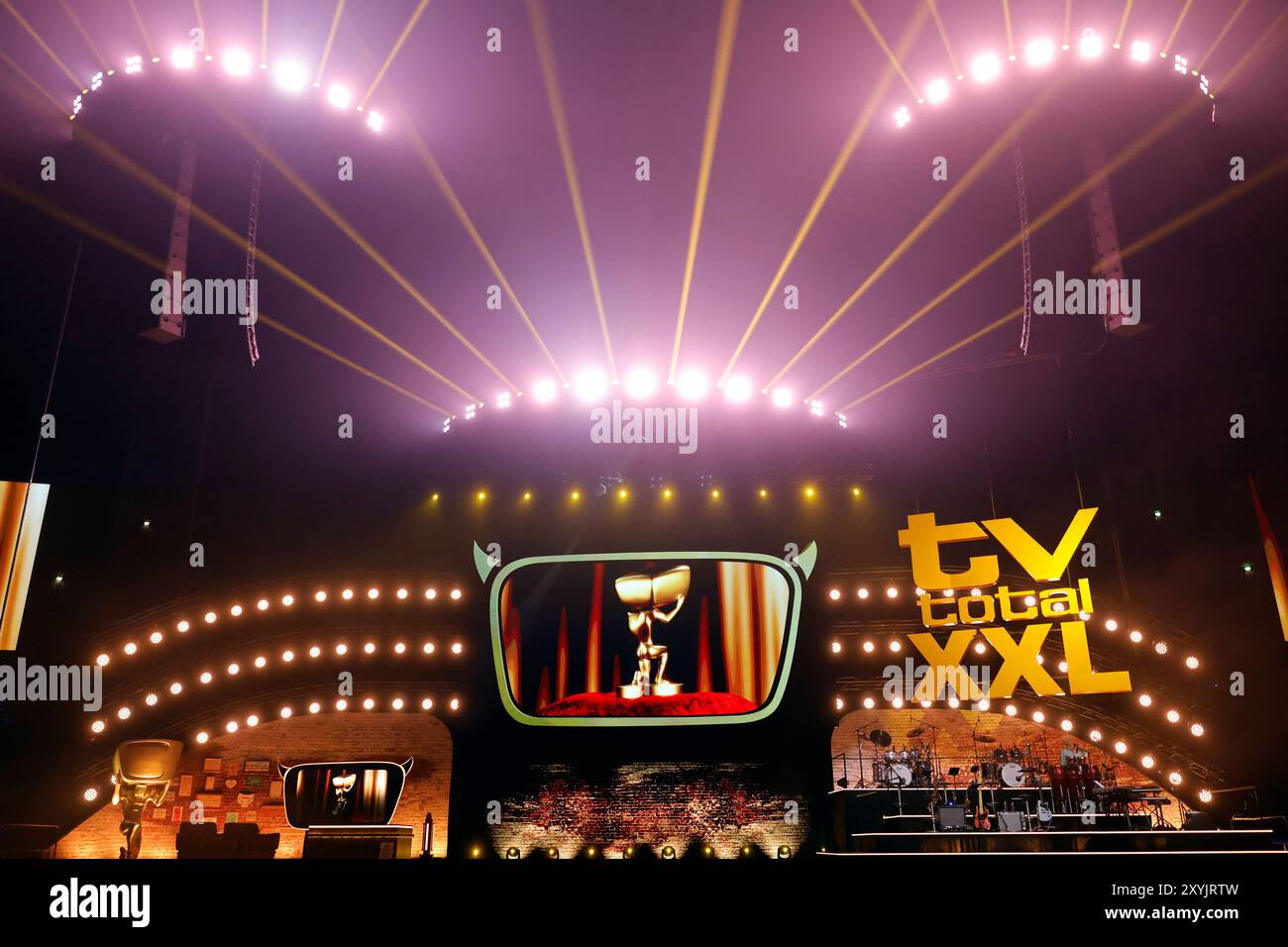 Das Logo der Sendung bei der Aufzeichnung der Sonderausgabe der ...