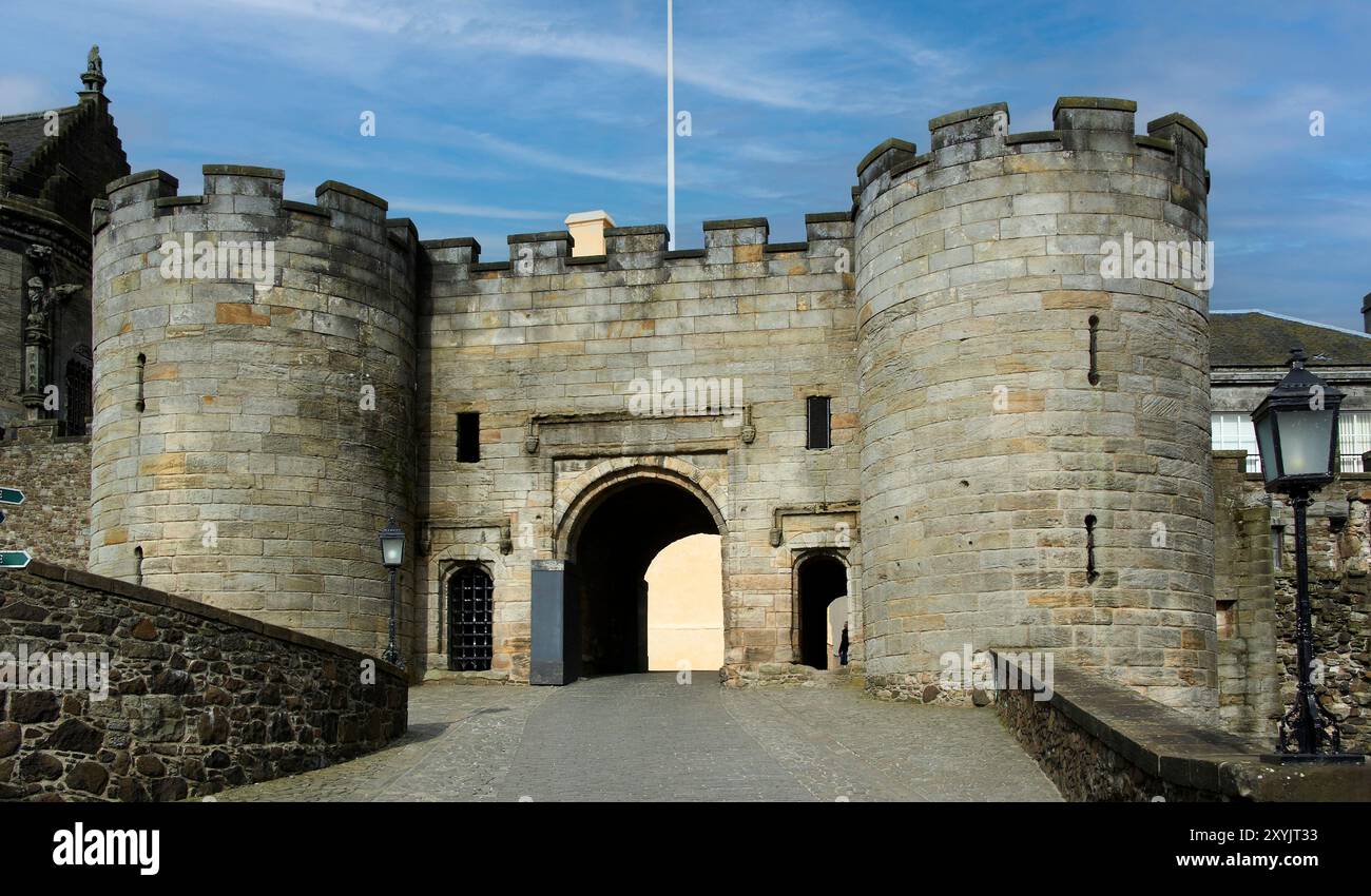The entry Gatehouse at Stirling castle,Scotland, UK Stock Photo - Alamy