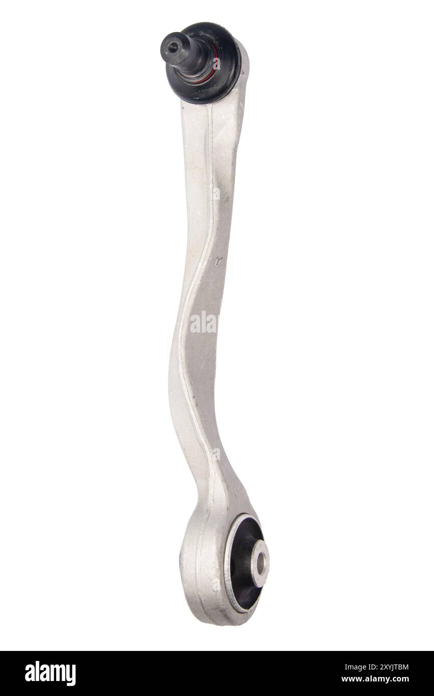 new suspension arm of a vehicle on a white background. New suspension ...
