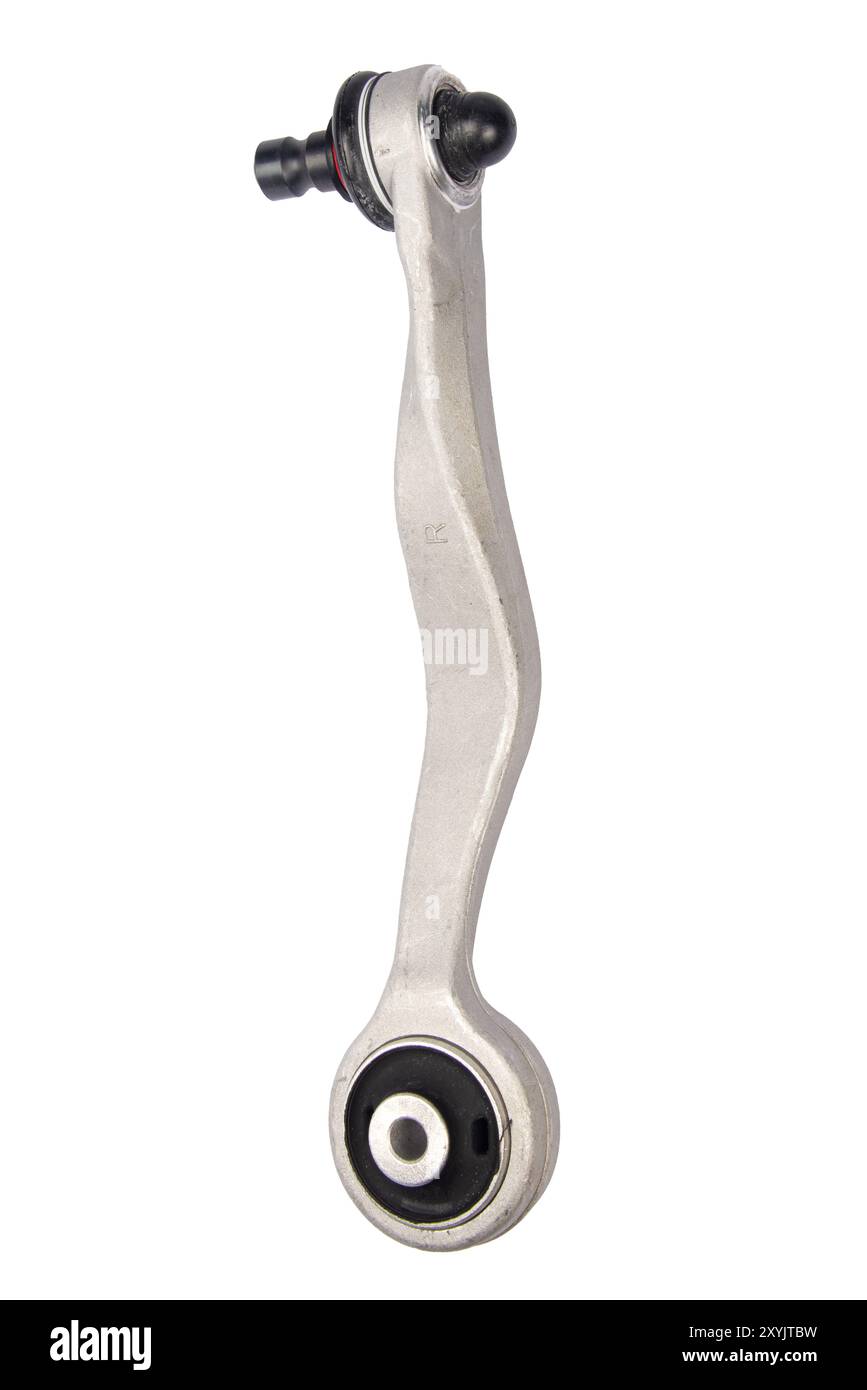 new suspension arm of a vehicle on a white background. New suspension ...