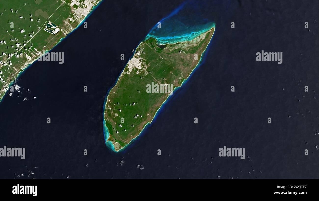Map cozumel island mexico hi-res stock photography and images - Alamy