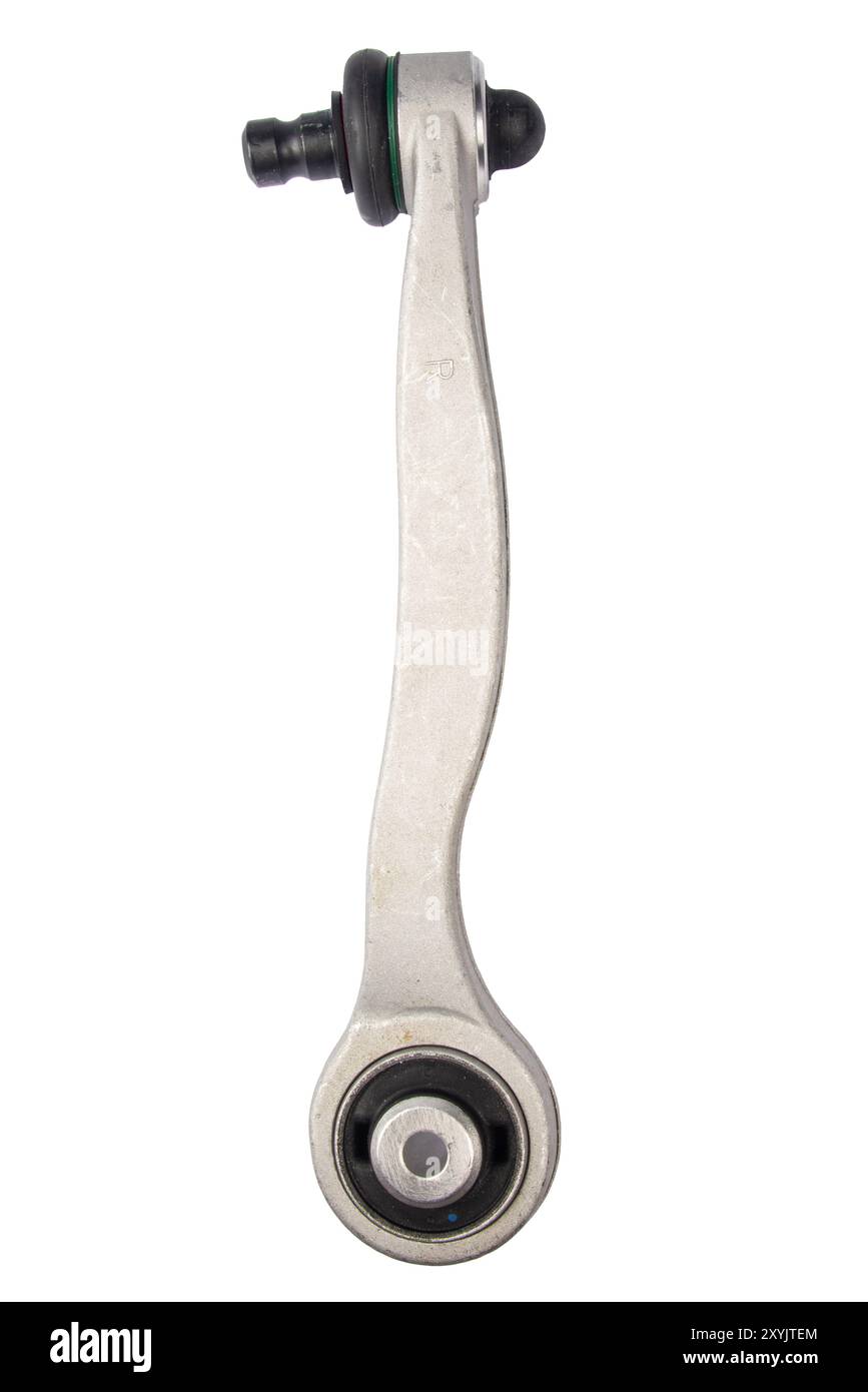 new suspension arm of a vehicle on a white background. New suspension ...