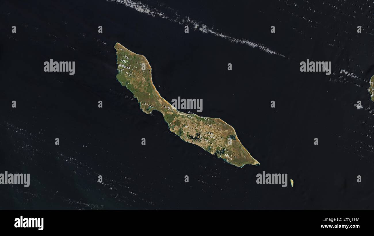 Curacao outline map hi-res stock photography and images - Alamy