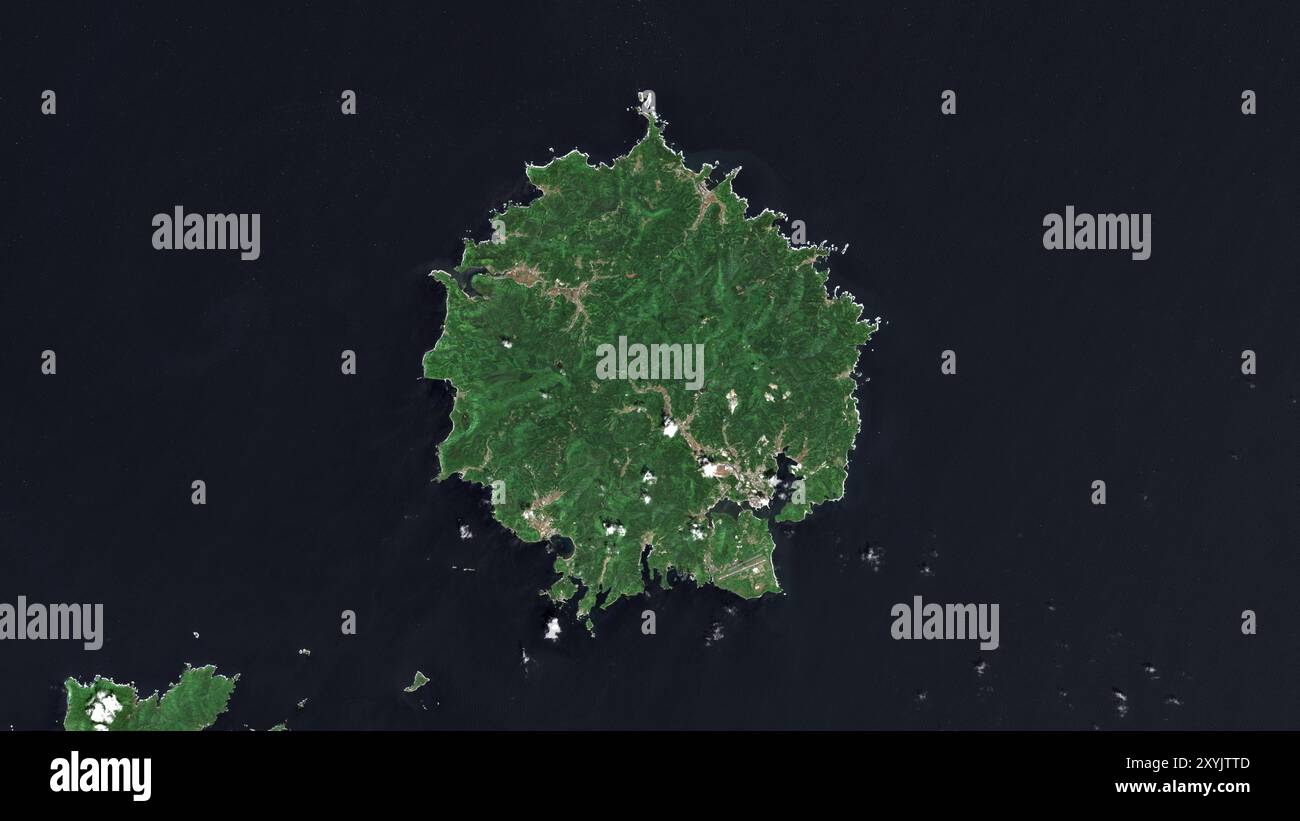 Satellite imagery japan hi-res stock photography and images - Alamy