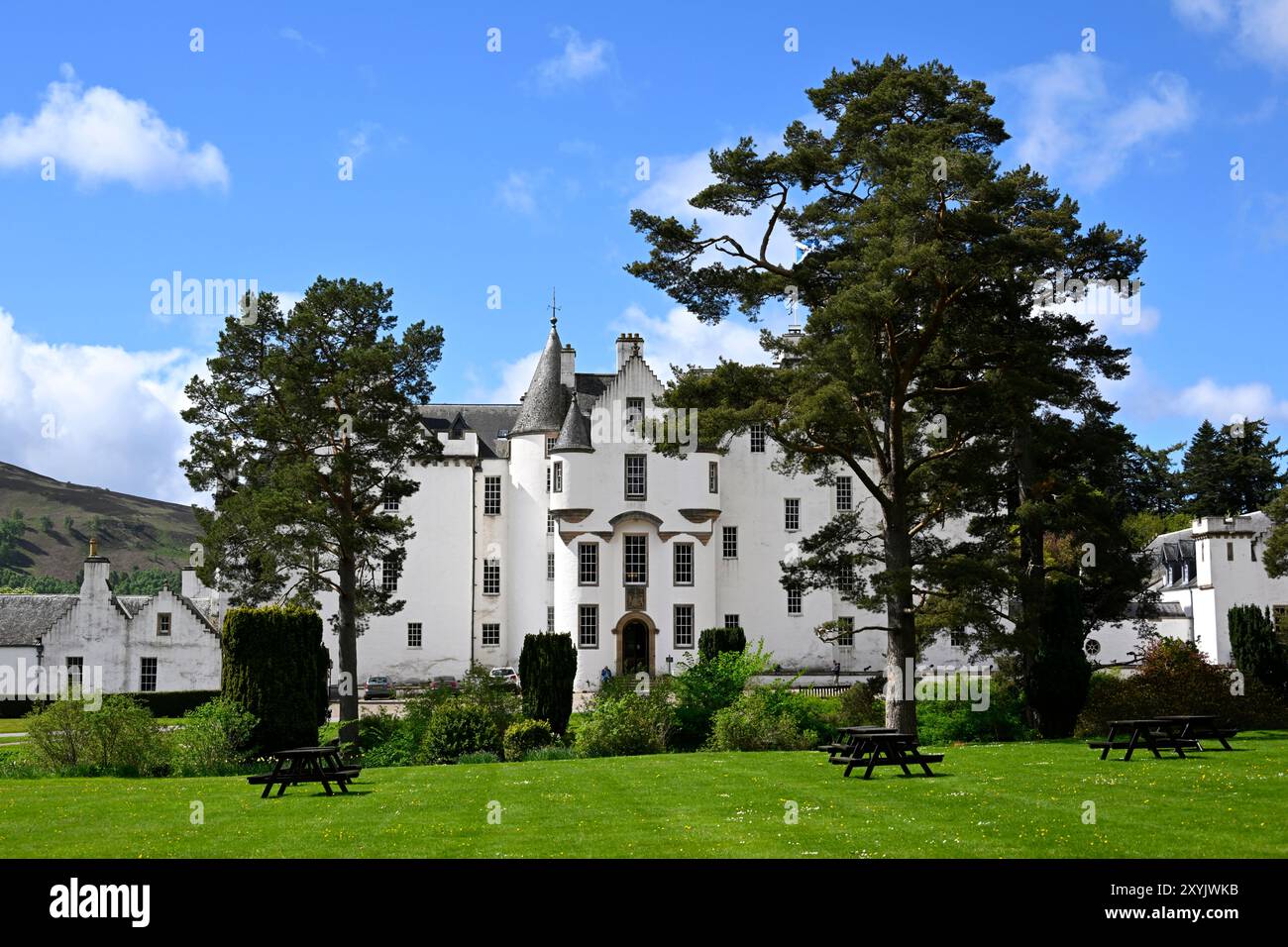Blair Atholl Castle Stock Photo - Alamy