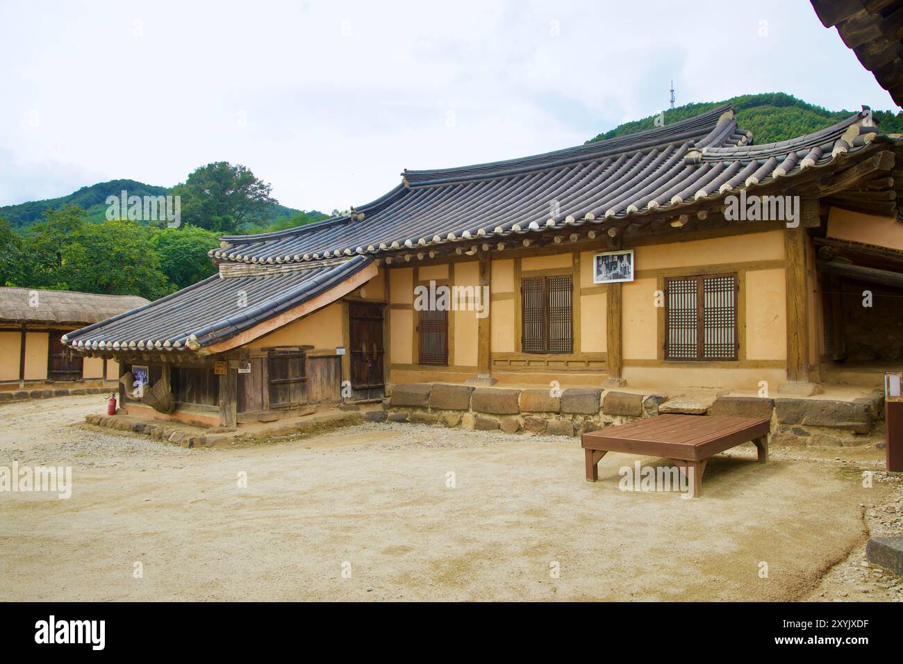 Goseong County, South Korea - July 28th, 2024: A view of a traditional ...