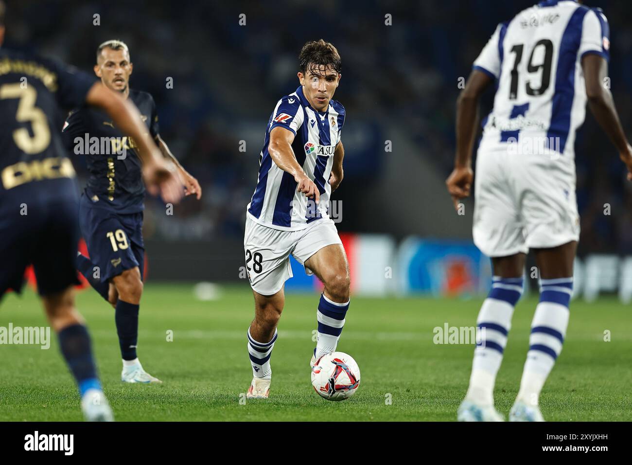 San Sebastian, Spain. 28th Aug, 2024. Pablo Marin (Sociedad) Football ...