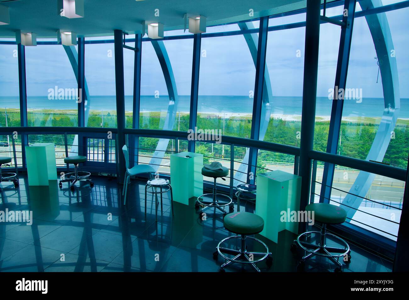 Goseong County, South Korea - July 28th, 2024: The interior of Songjiho ...