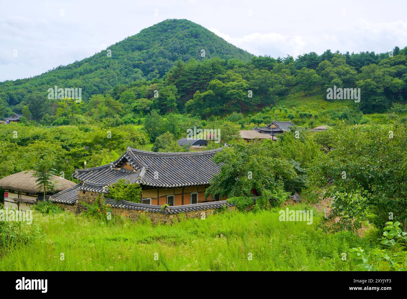 Goseong County, South Korea - July 28th, 2024: An elevated view of ...