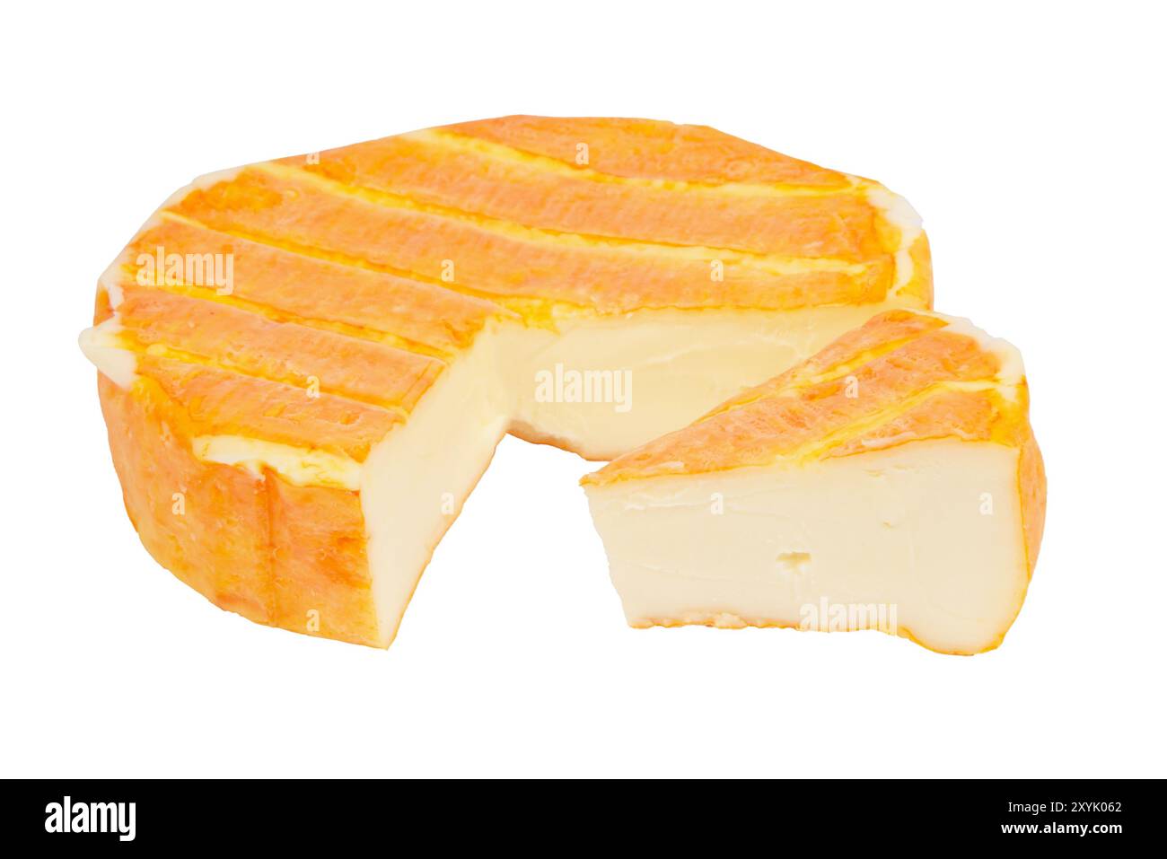 Soft ripened brie cheese Cut Out Stock Images & Pictures - Alamy