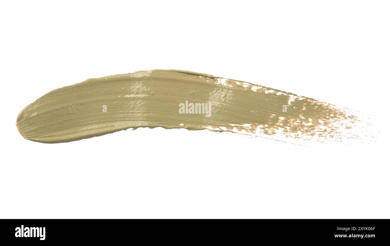 brush stroke isolated over white background Stock Photo - Alamy