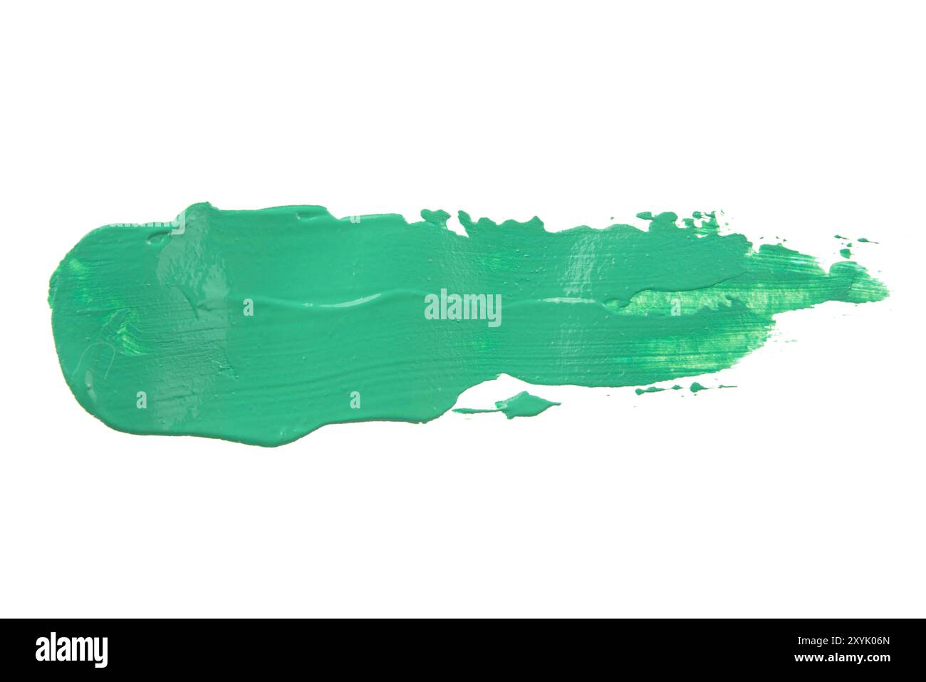 brush stroke isolated over white background Stock Photo - Alamy