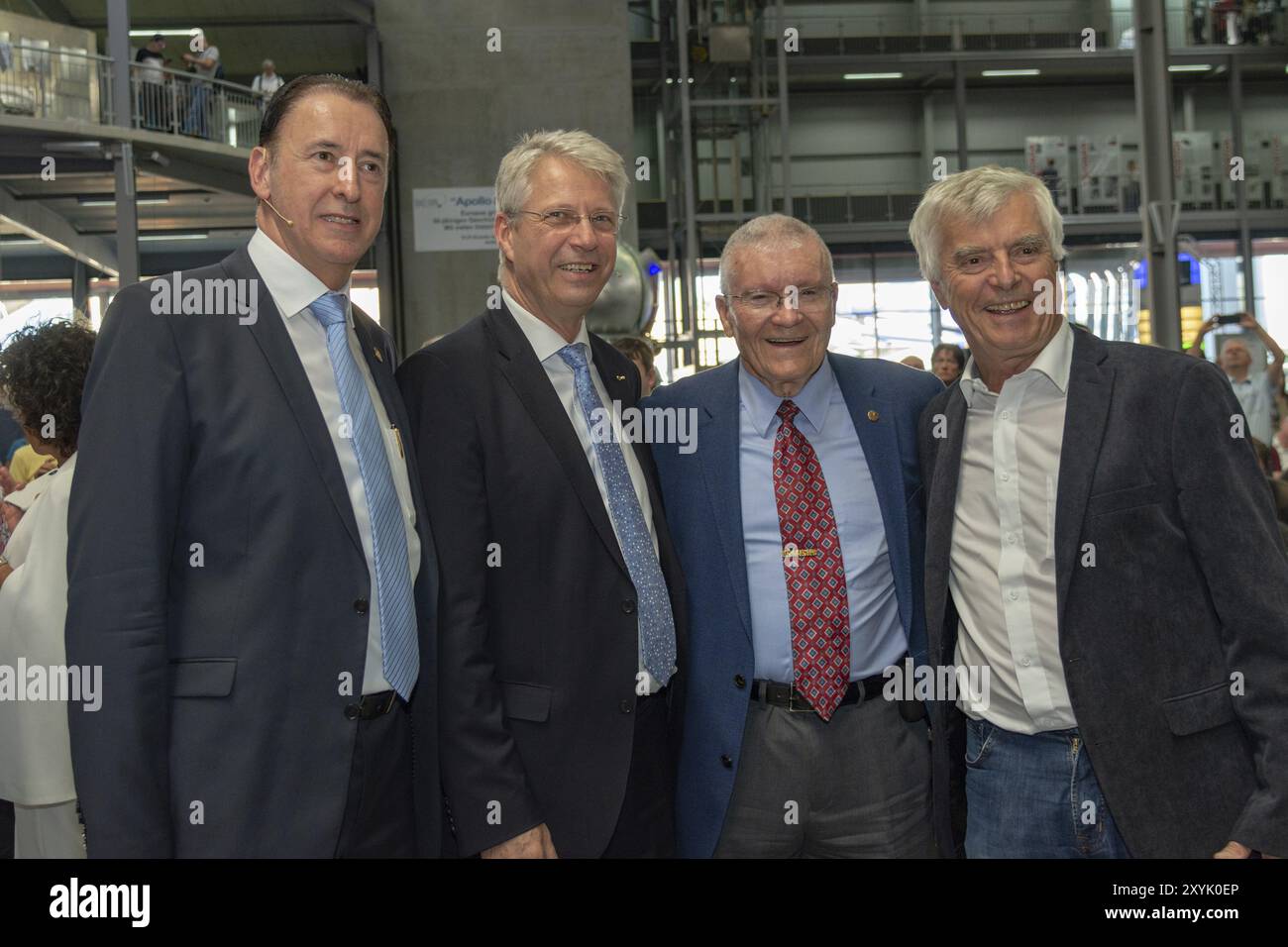 SPEYER, Germany, October 14th 2018: Gerhard Daum, Thomas Reiter, Fred ...