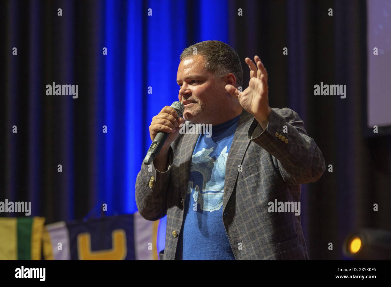 BONN, GERMANY, MAY 19th 2018: Aaron Douglas (*1971, canadian actor ...