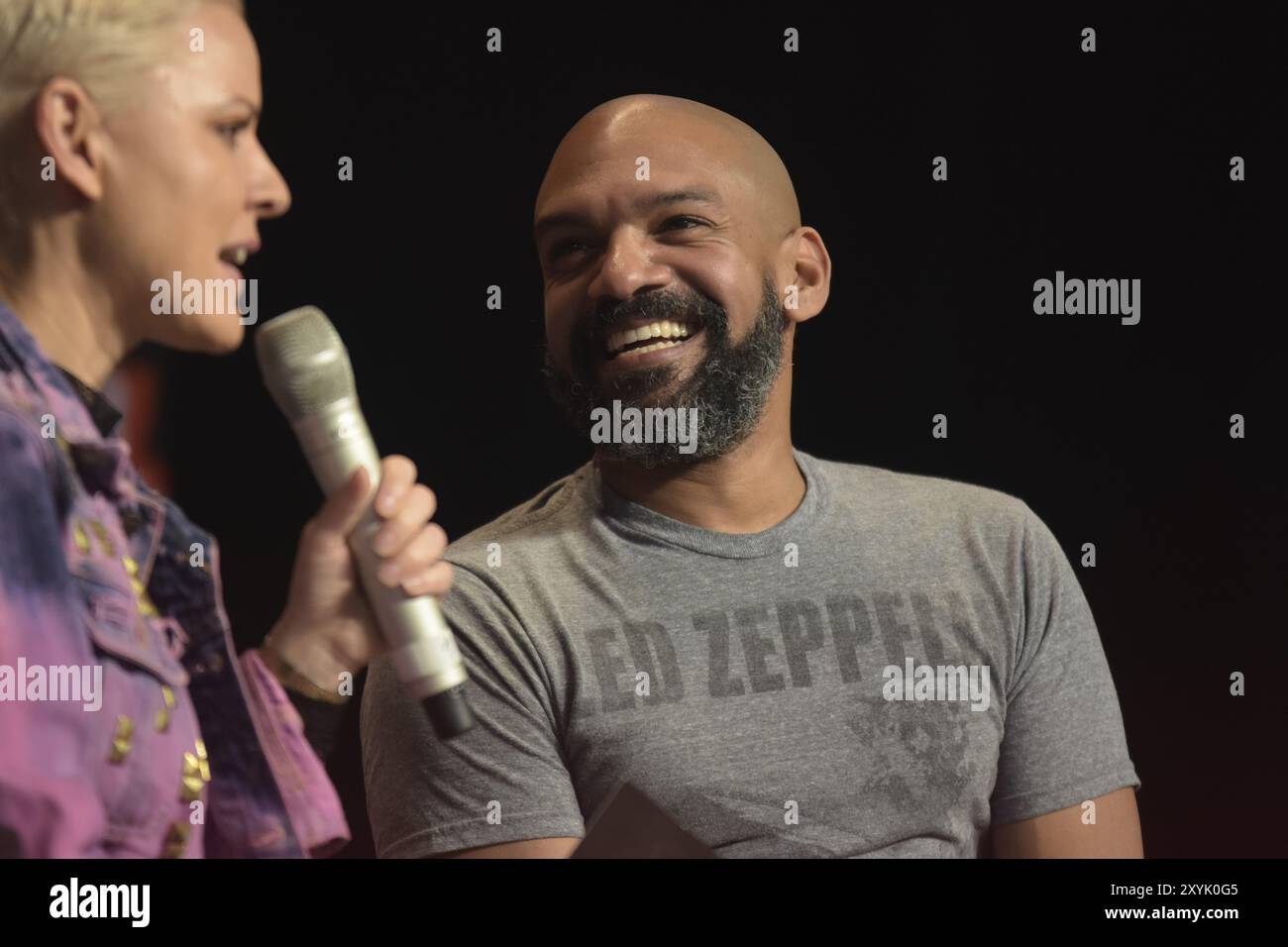 MANNHEIM, GERMANY, MARCH 17: Actor Khary Payton (Ezekiel on The Walking ...
