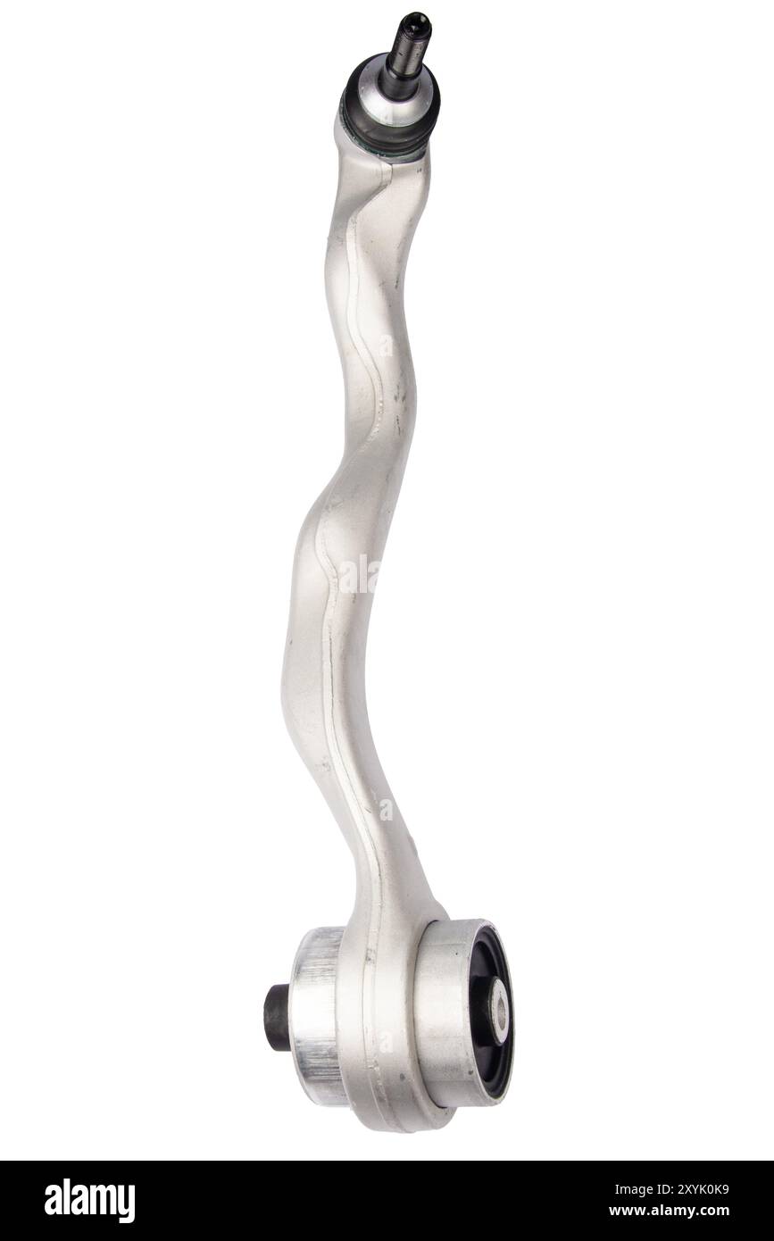 new suspension arm of a vehicle on a white background. New suspension ...