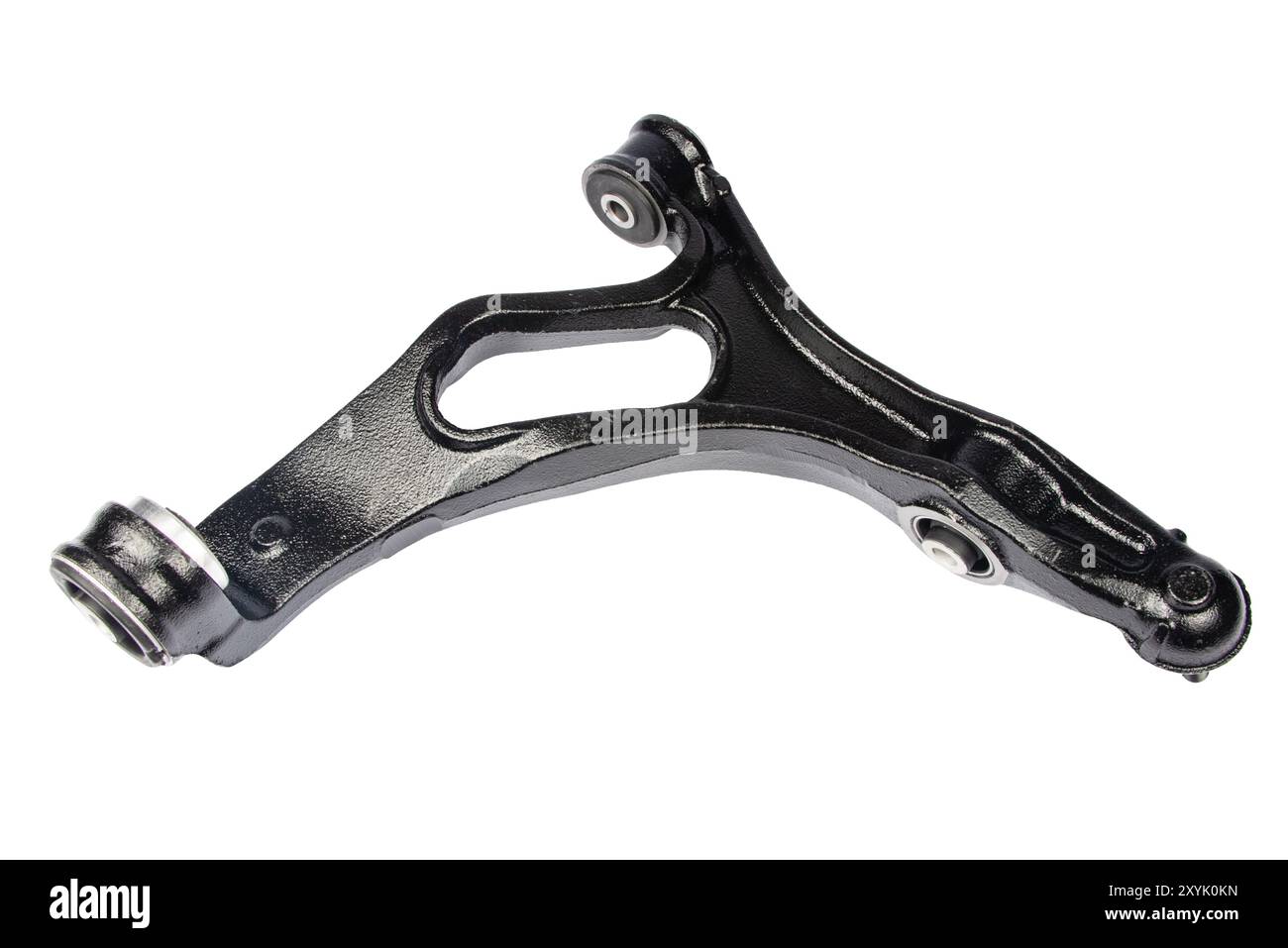 new suspension arm of a vehicle on a white background. New suspension ...