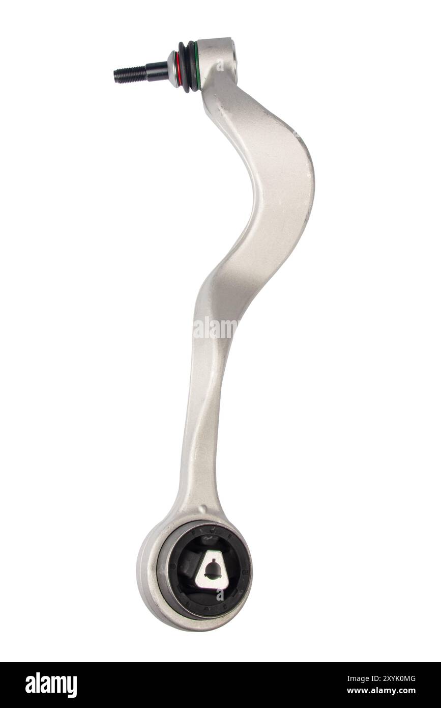 new suspension arm of a vehicle on a white background. New suspension ...