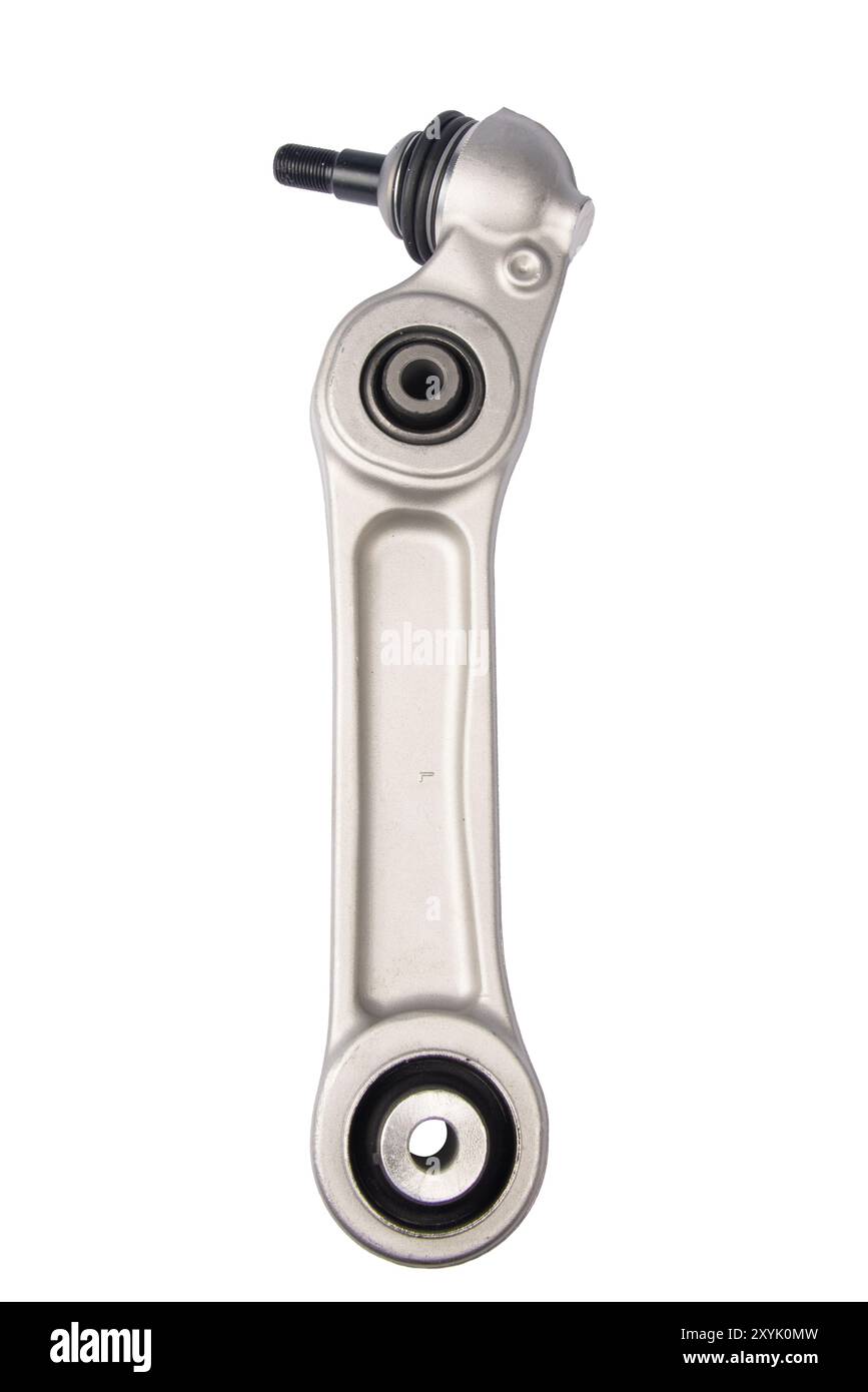 new suspension arm of a vehicle on a white background. New suspension ...