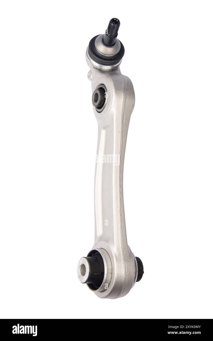 new suspension arm of a vehicle on a white background. New suspension ...