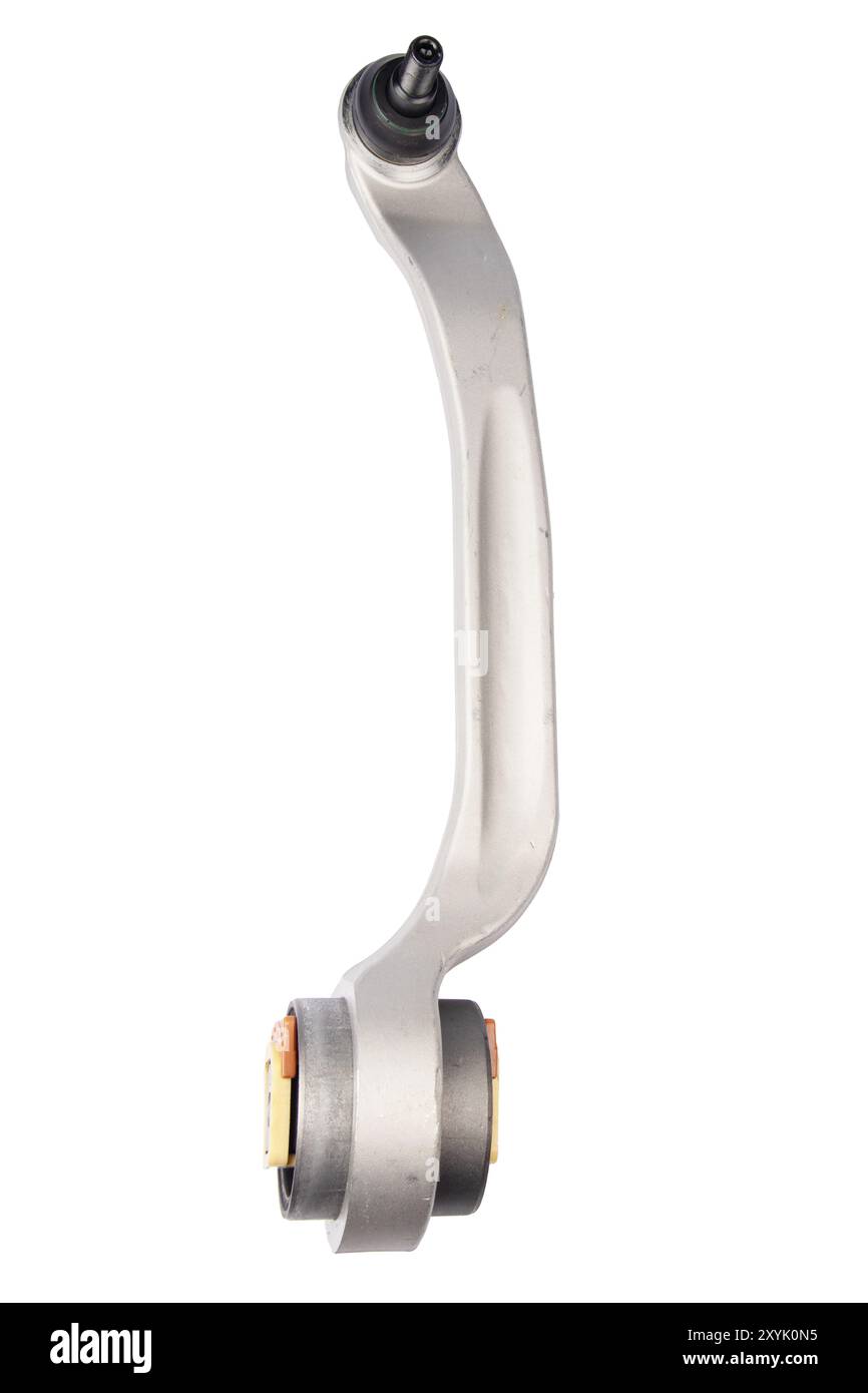 new suspension arm of a vehicle on a white background. New suspension ...