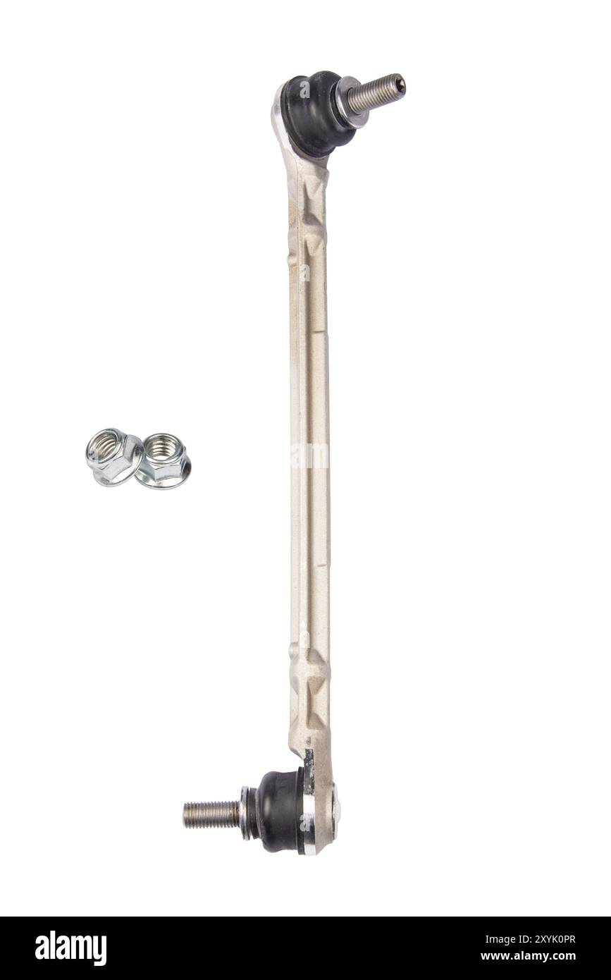 new suspension arm of a vehicle on a white background. New suspension ...