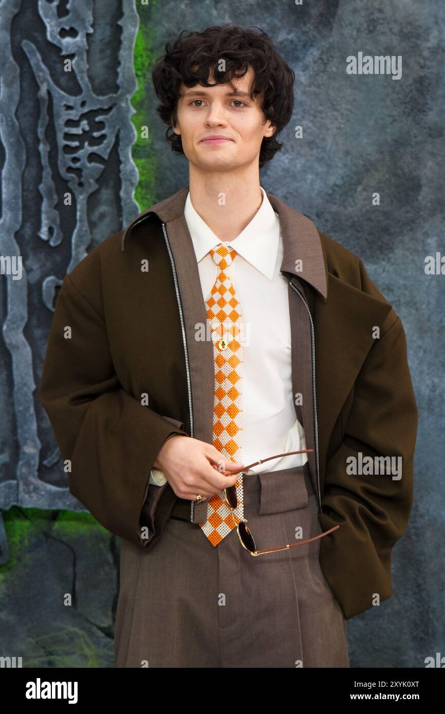 London, UK. 29th Aug, 2024. Arthur Conti seen at the Beetlejuice ...