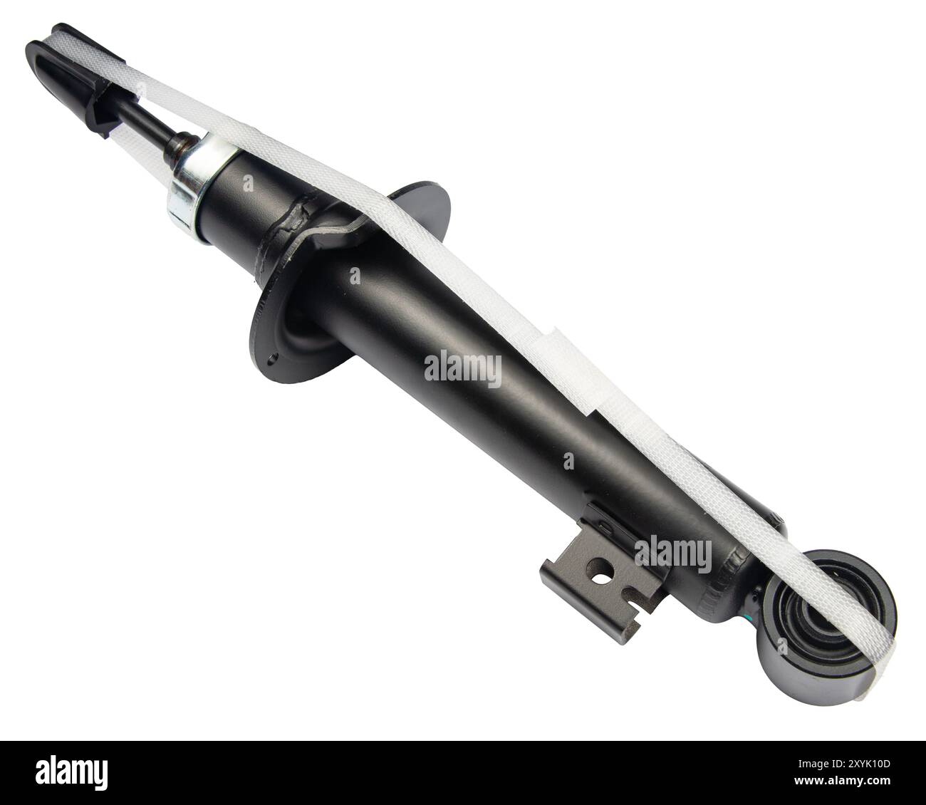 car shock absorber isolated on white background Stock Photo - Alamy