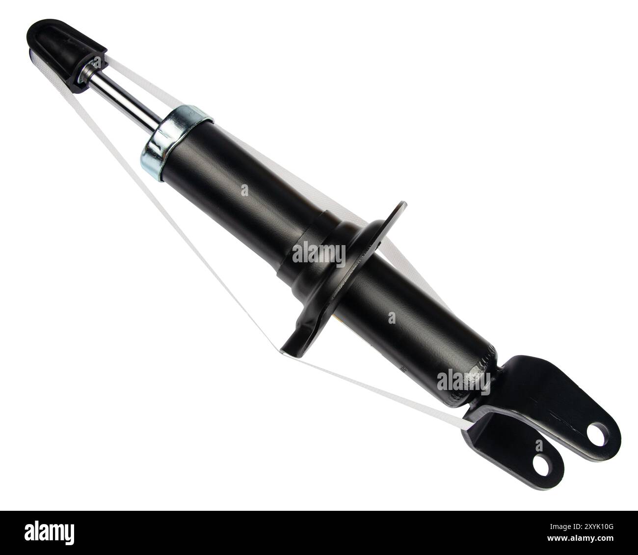 car shock absorber isolated on white background Stock Photo - Alamy