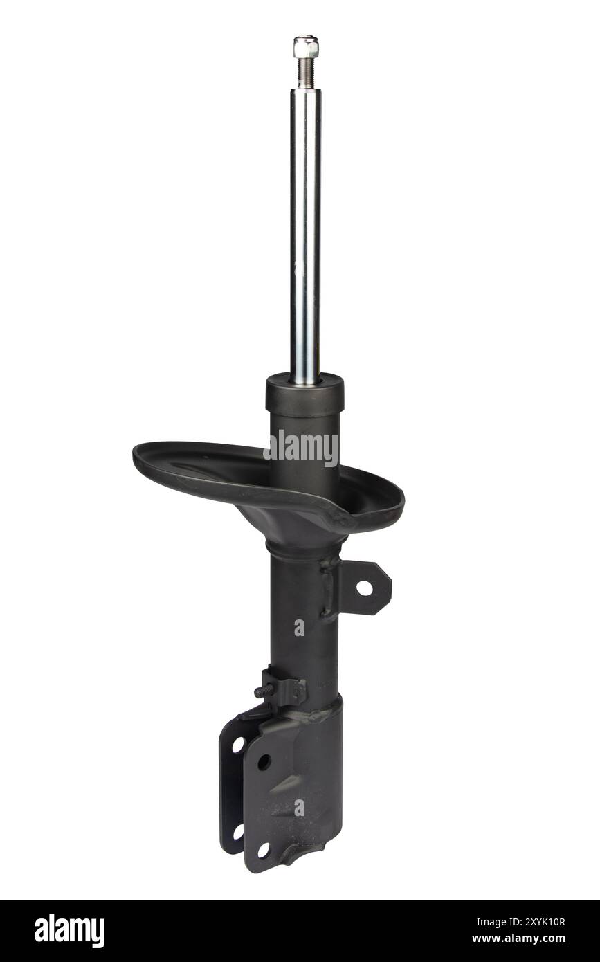 car shock absorber isolated on white background Stock Photo - Alamy