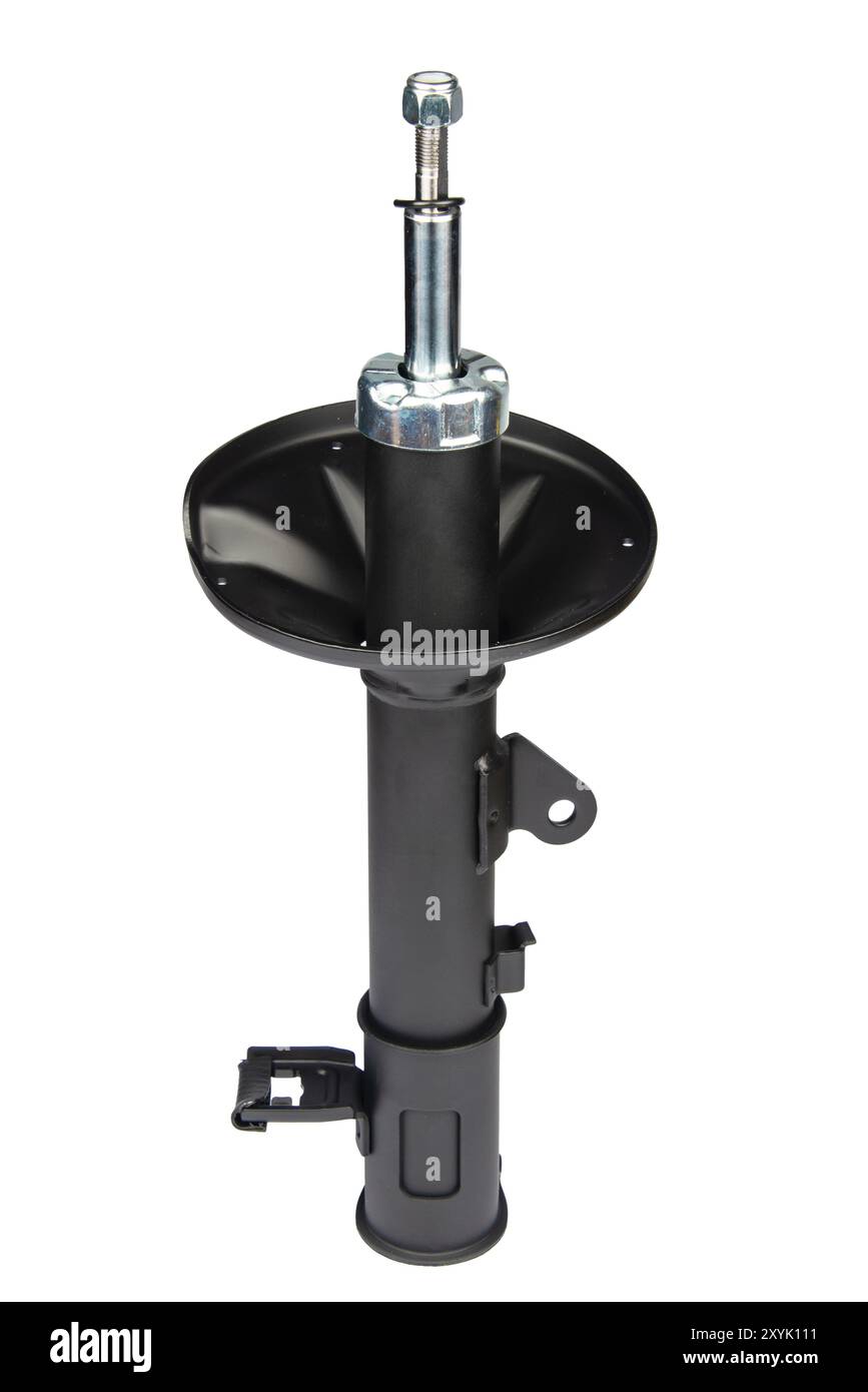 car shock absorber isolated on white background Stock Photo - Alamy
