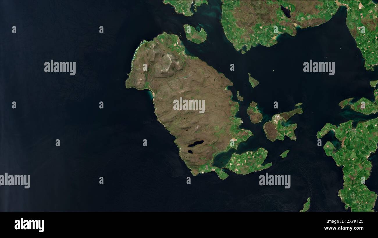 Map of hoy hi-res stock photography and images - Alamy