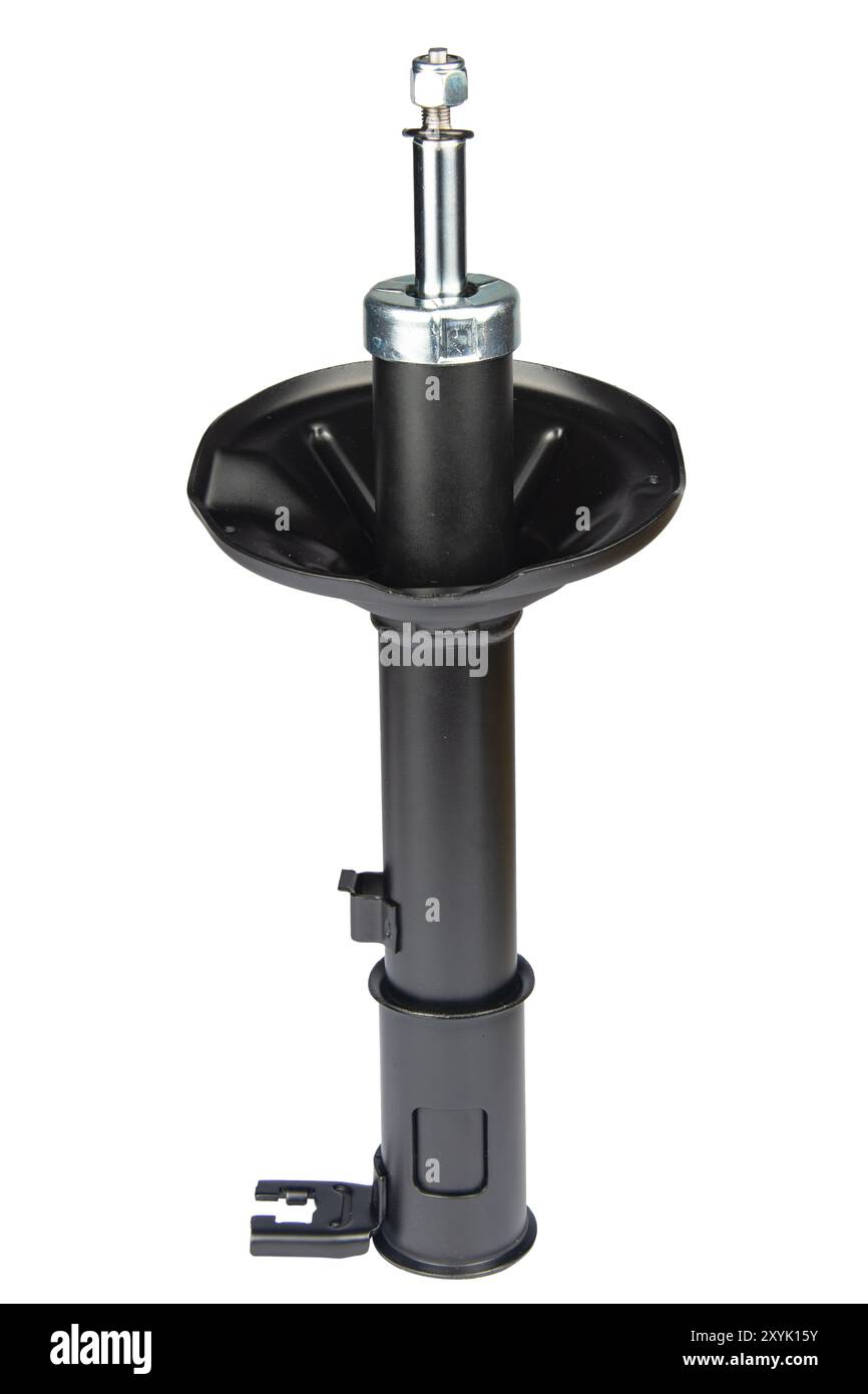 car shock absorber isolated on white background Stock Photo - Alamy
