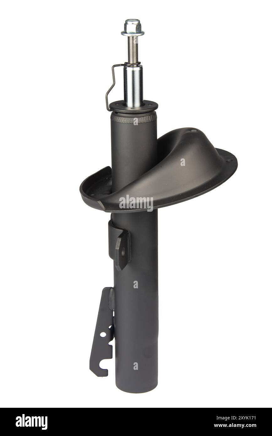 car shock absorber isolated on white background Stock Photo - Alamy