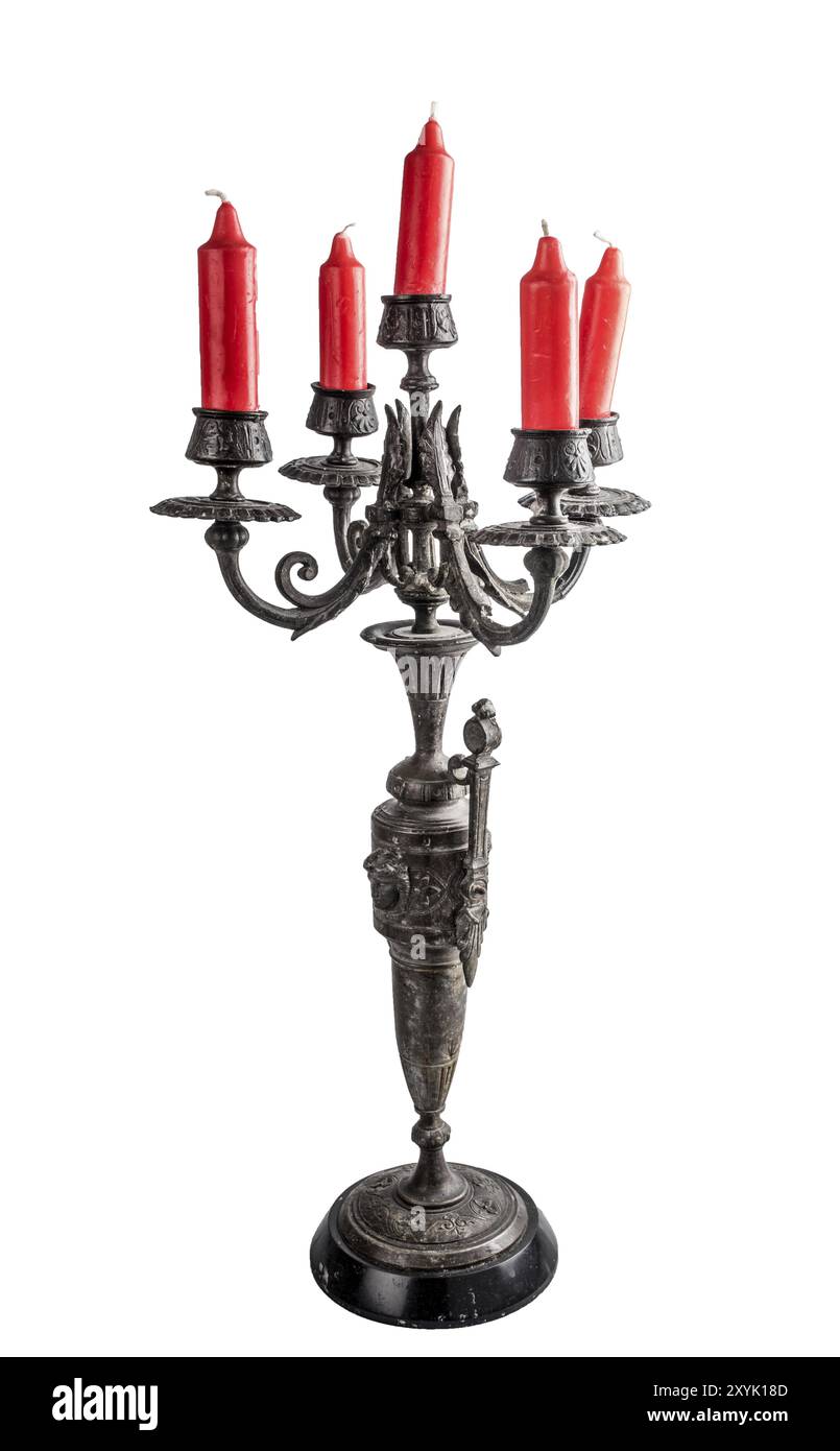 Five candle holders hi-res stock photography and images - Alamy