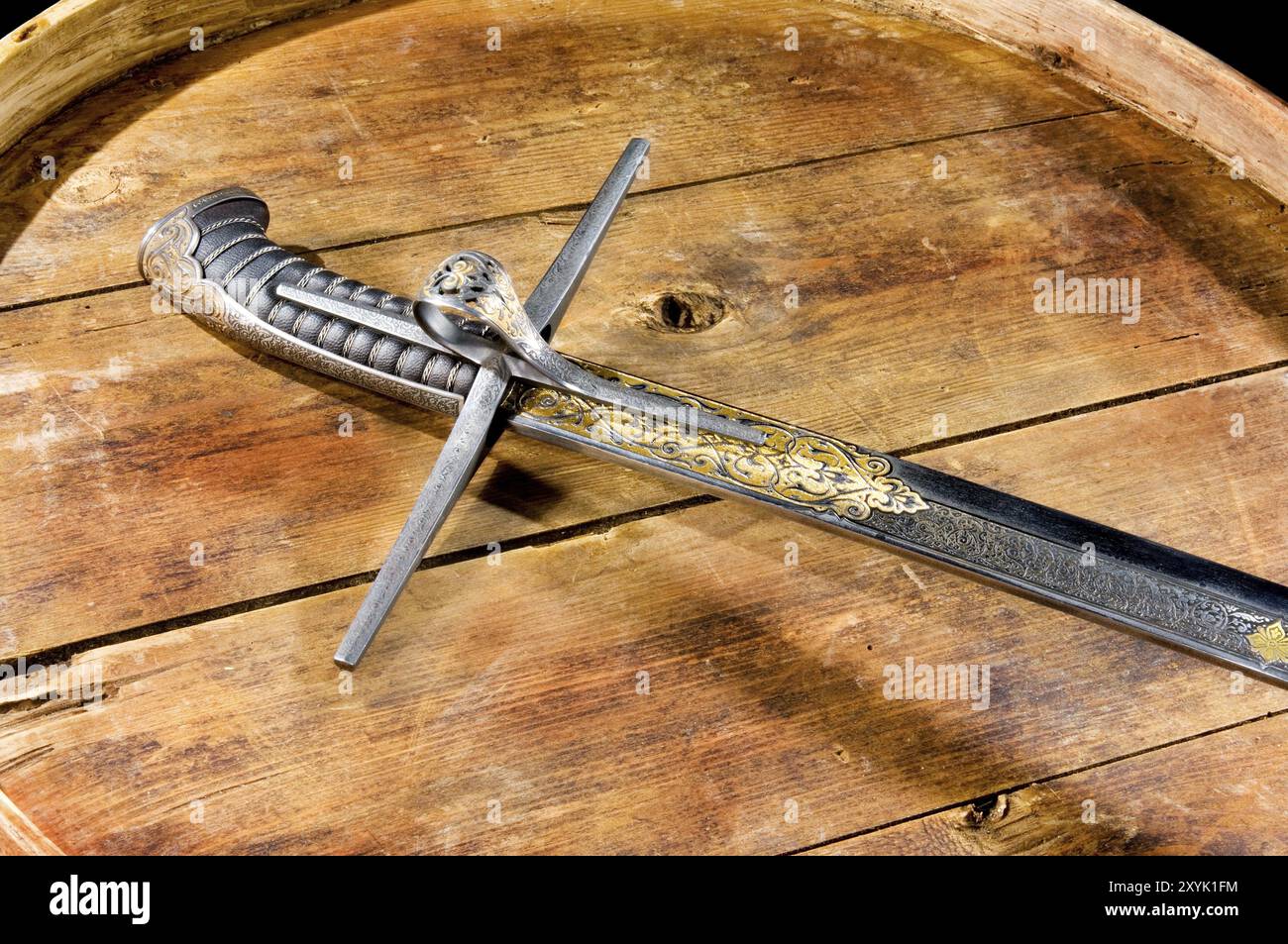 Ancient sabre. A smart variant of the fighting weapon Stock Photo - Alamy