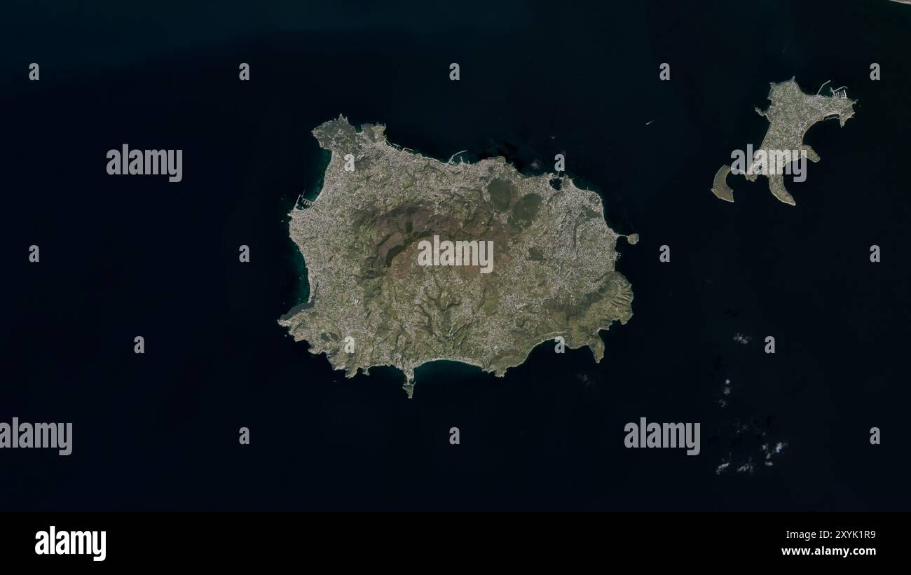 Ischia map hi-res stock photography and images - Alamy
