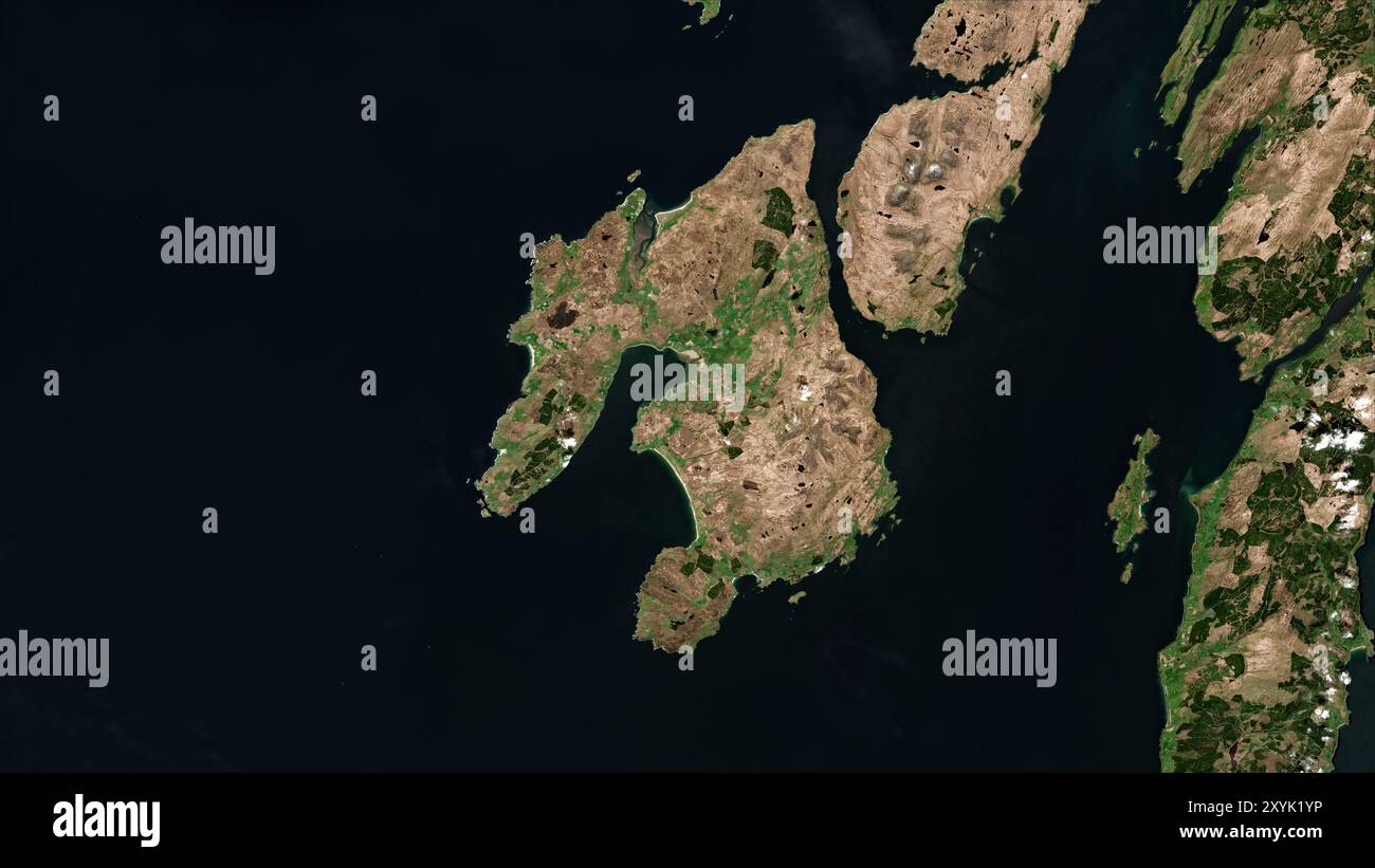 Islay Island in the Inner Seas off the West Coast of Scotland on a ...